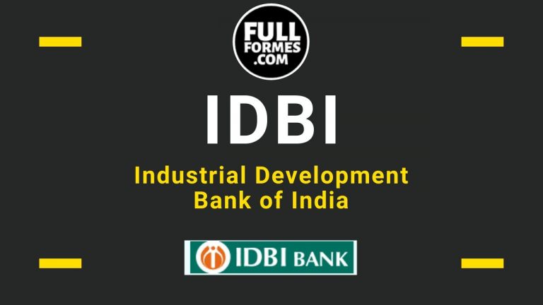 Full Form of IDBI? (Indian Bank) - Fullformes.com